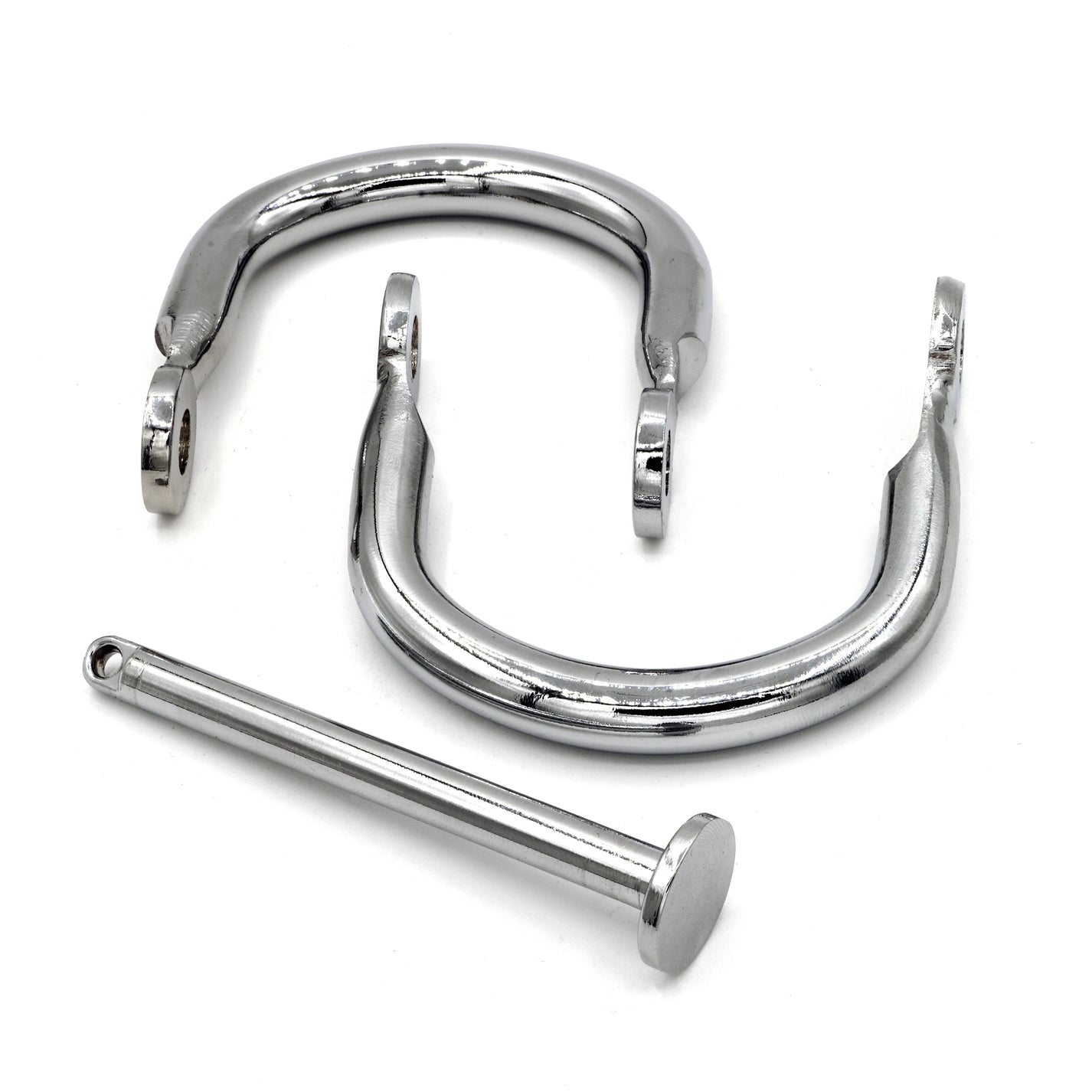 Tight foldable BDSM handcuffs with padlock – selfbondage-shop