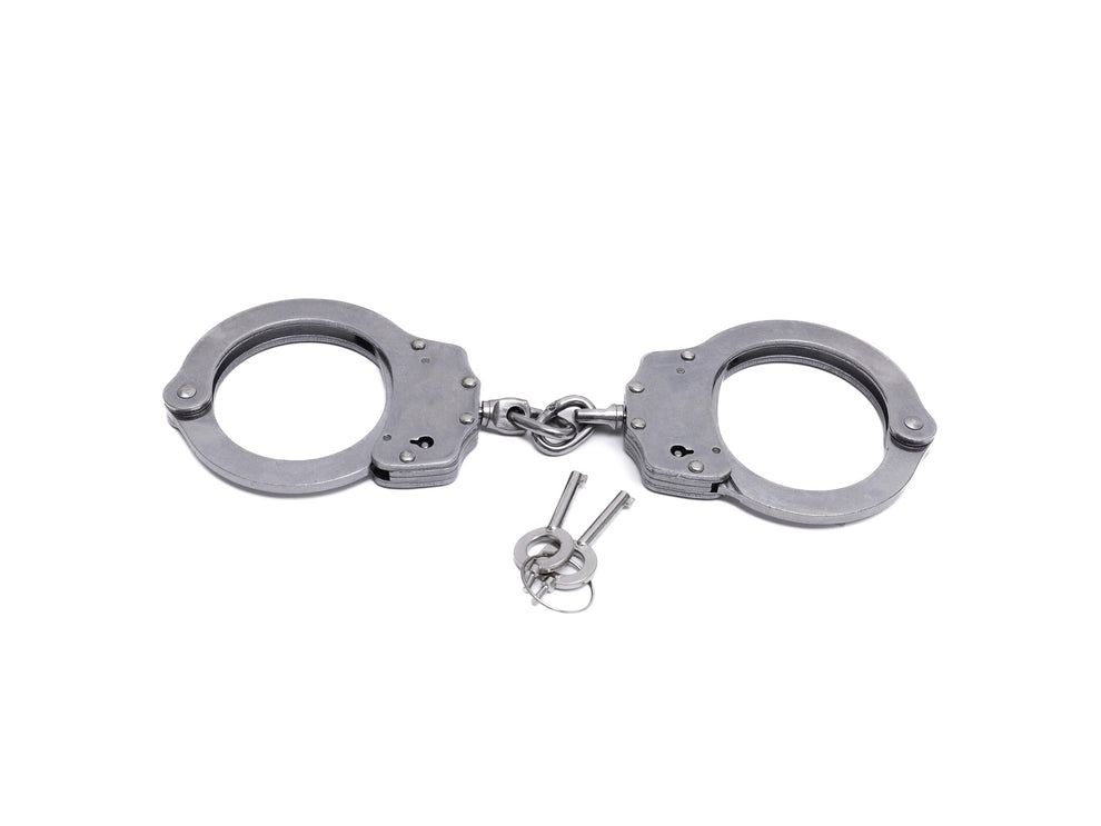 High quality police handcuffs with chain – selfbondage-shop