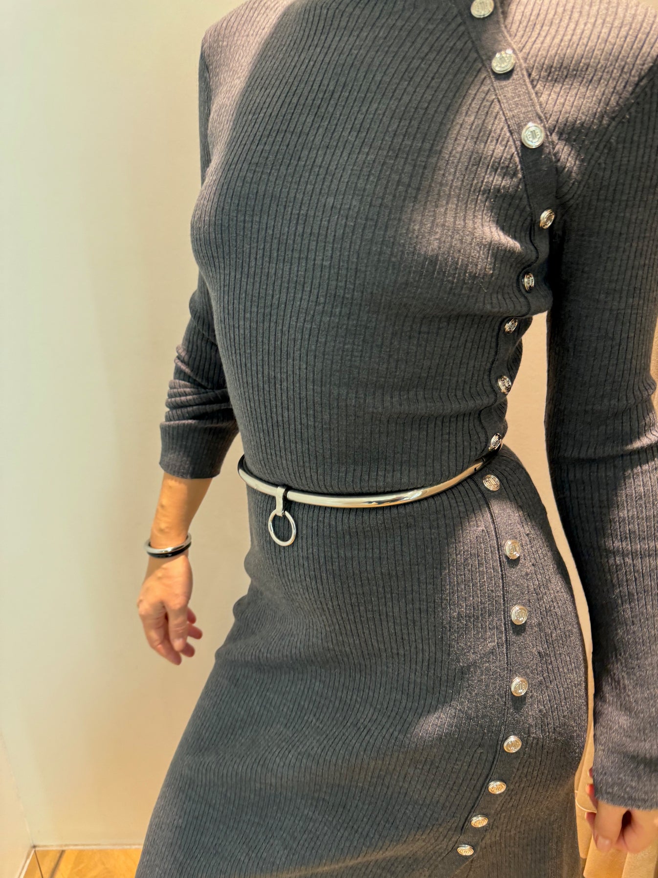 Stainless steel lockable belt, waist restraint, with O-ring ...