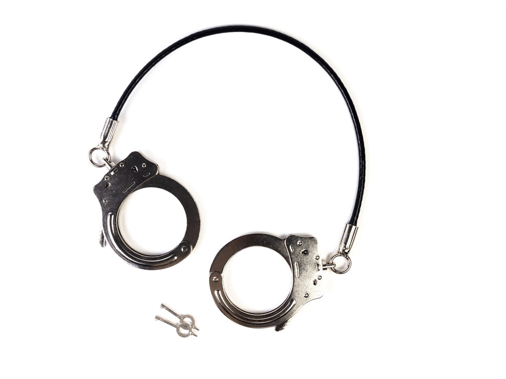 Police cable leg cuffs – selfbondage-shop
