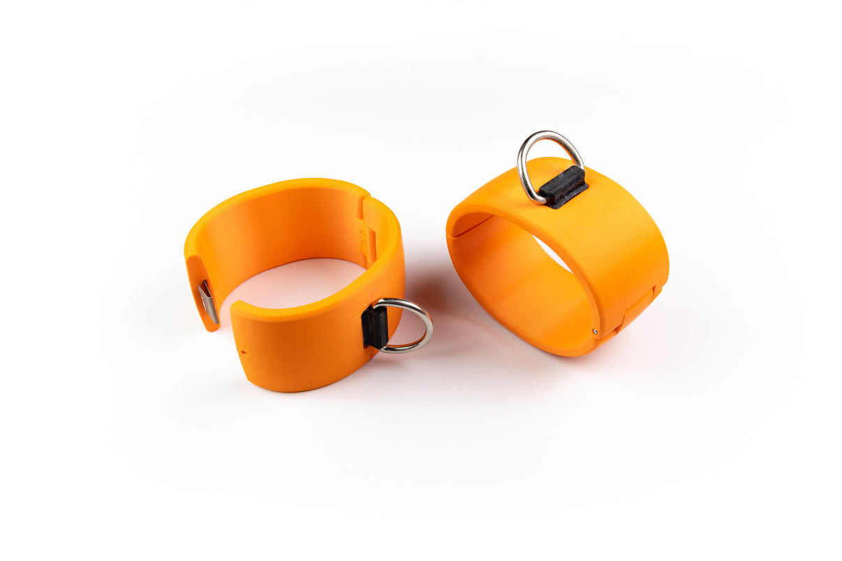 Extreme Quick-Shackles - custom made handcuffs with D-ring and snap lo ...