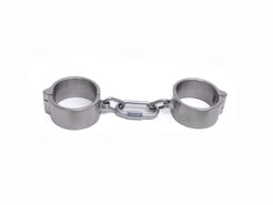 Stainless steel shackles with screw lock – selfbondage-shop