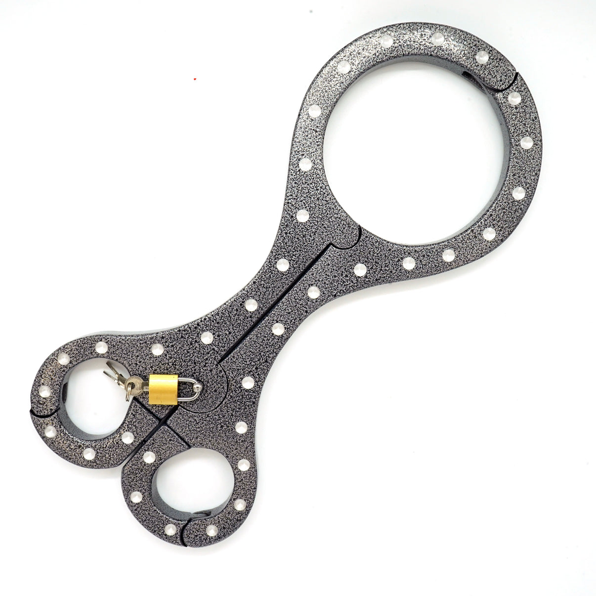 Aluminum bondage shrew's fiddle yoke for neck and hands – selfbondage-shop
