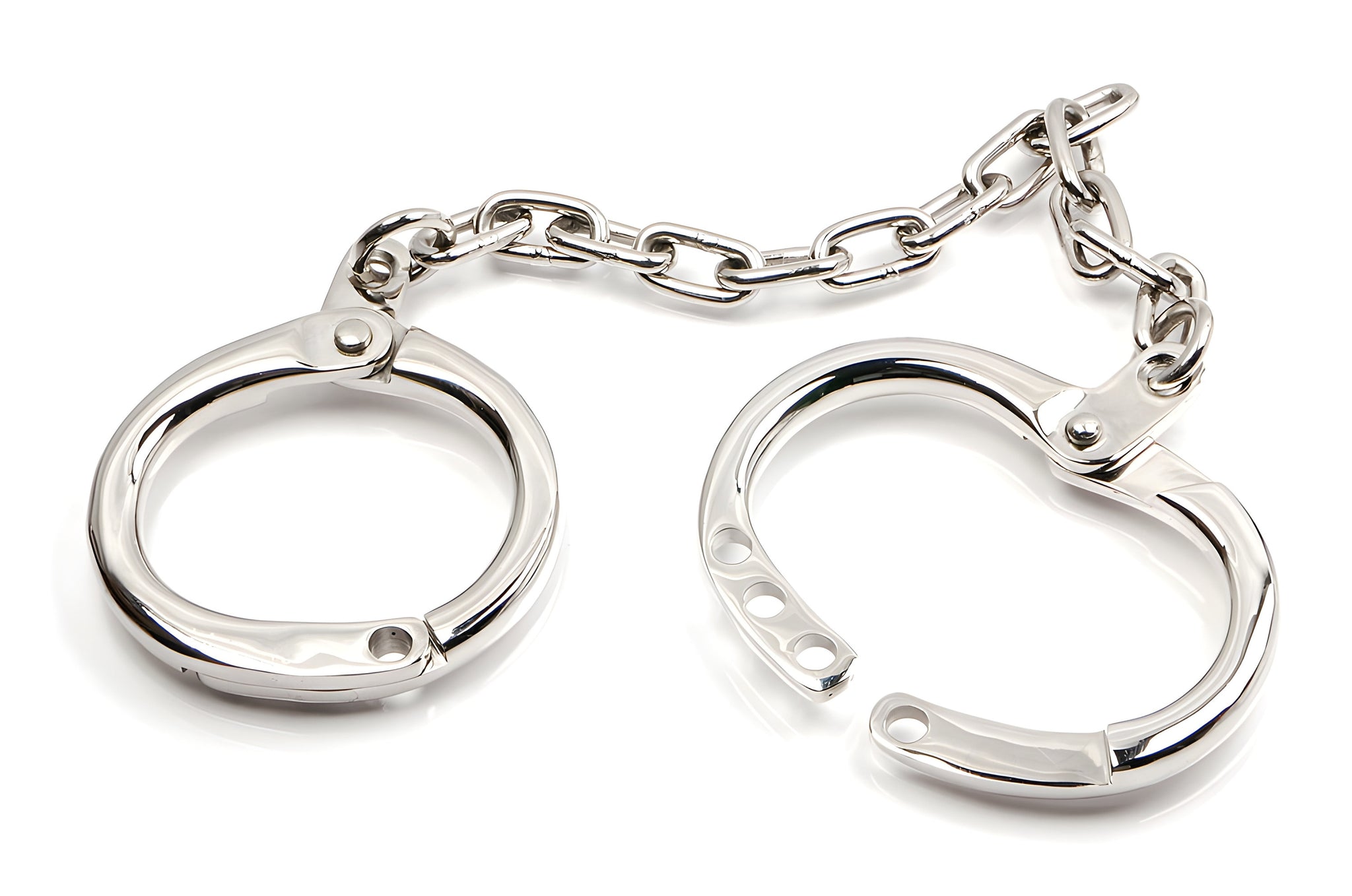 Gladiators leg irons in very heavy design, adjustable – selfbondage-shop