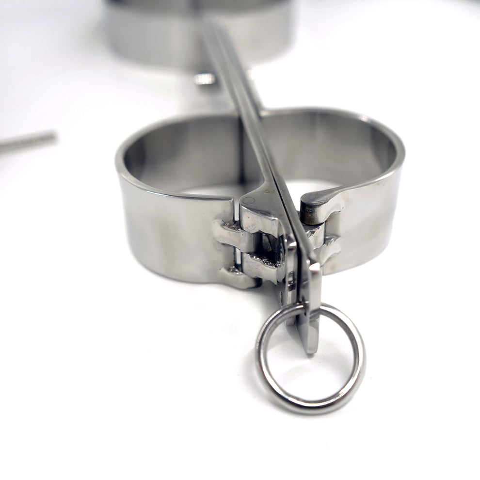 Metalbondage stainless steel shrew's fiddle polished for neck and hand ...