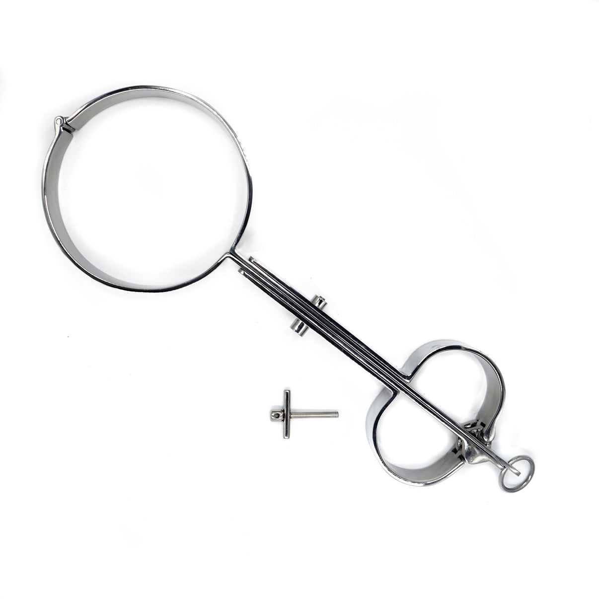 Metalbondage stainless steel shrew's fiddle polished for neck and hand ...