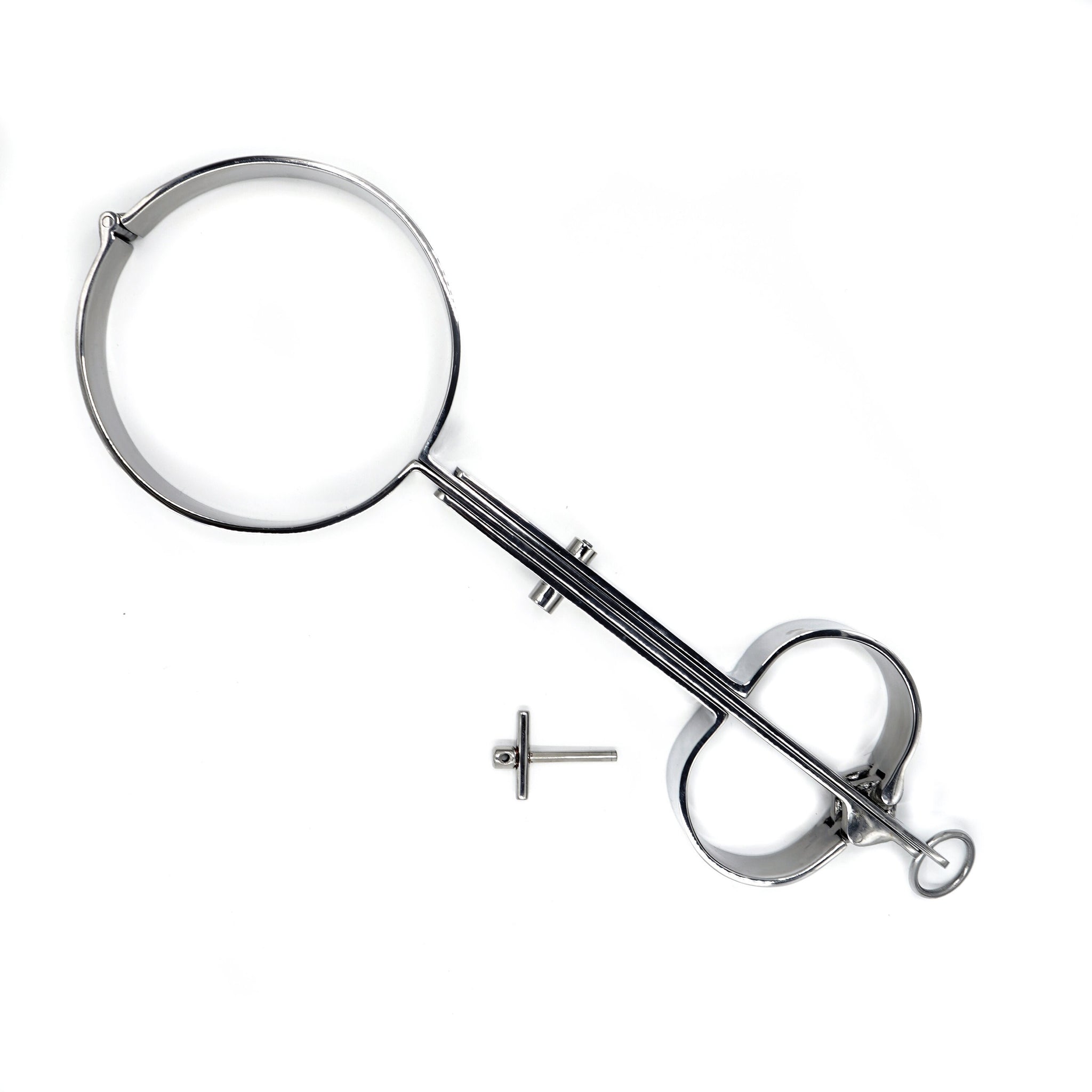 Metalbondage stainless steel shrew's fiddle polished for neck and hand ...